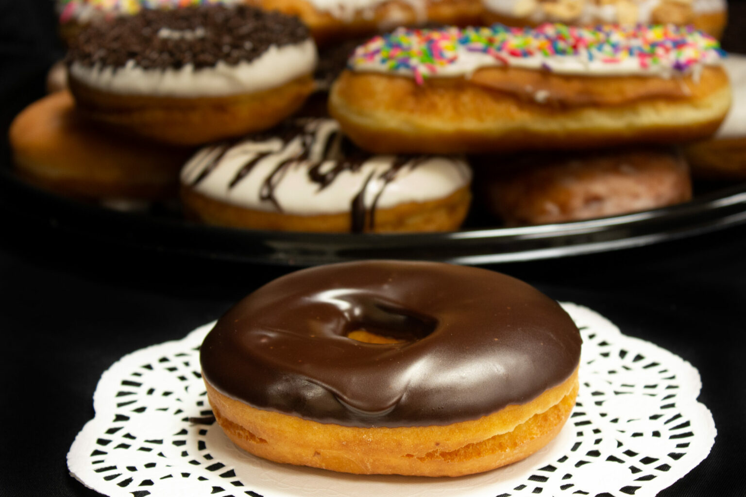 Chocolate Iced Raised Ring Donuts - A Pittsburgh Favorite