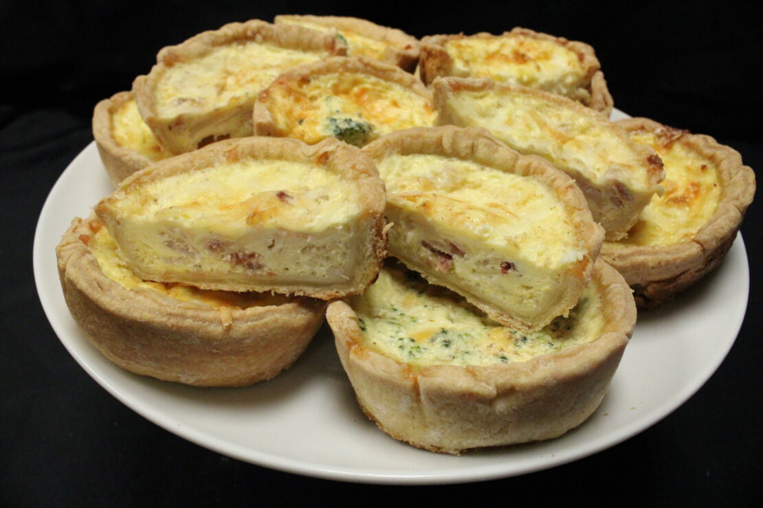 Three Cheese Quiche Cups - Prantl's Bakery