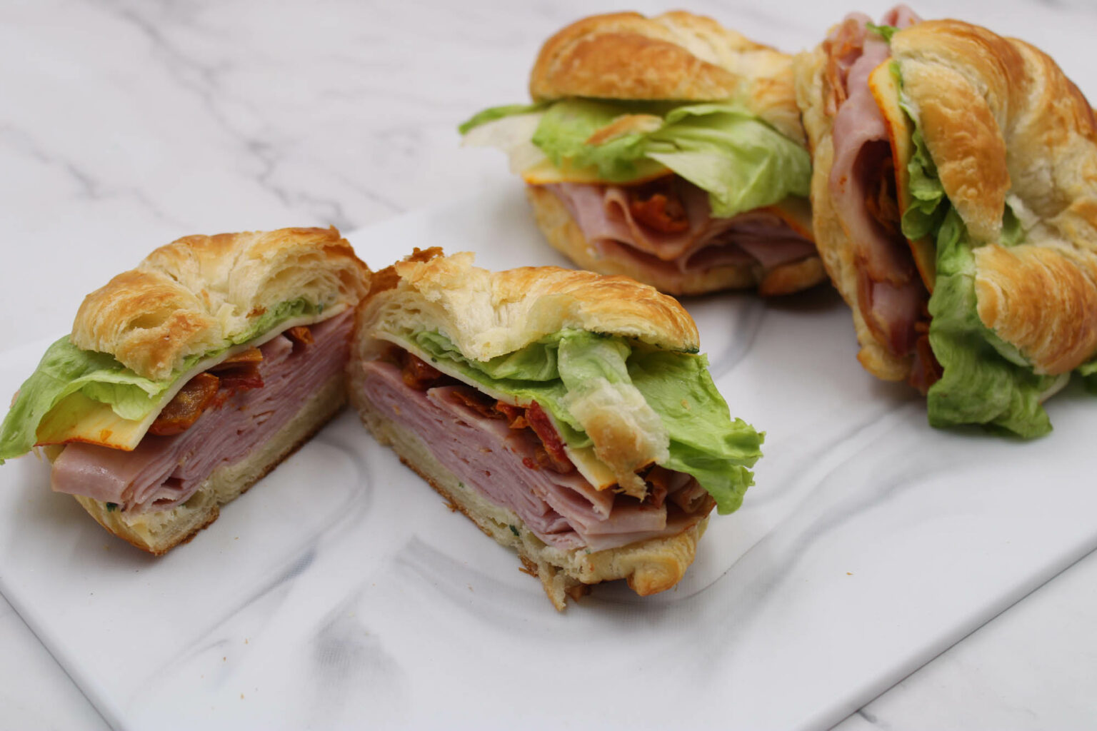 Prantl's Platters - Croissant Sandwich Tray - Smoked Ham 1 Doz. - Call ...